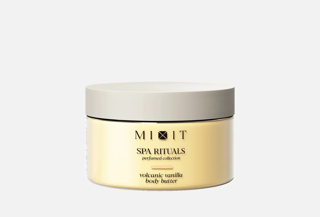 Крем-баттер для тела MIXIT Volcanic Vanilla, с ароматом теплой ванили, 250 г
