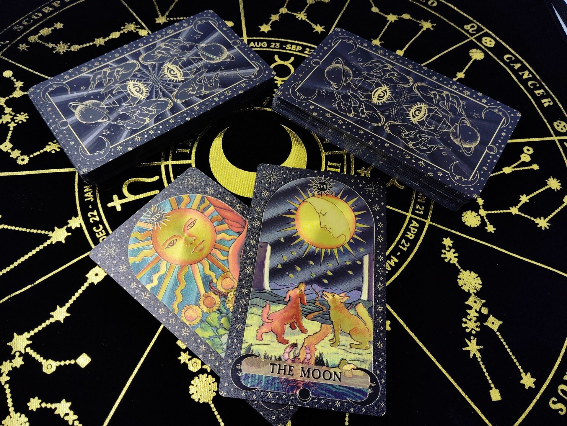 Карты таро Обучающая колода для начинающих 78 карт с значениями