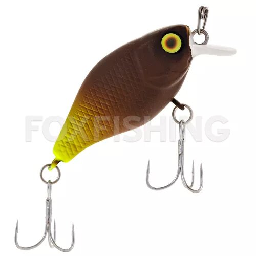 Воблер Jackall Chubby 41мм. SR 5,5гр. до 1м. pellet yellow floating