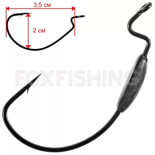 Крючки Vmc 7316 Ld №2/0 (5шт.)