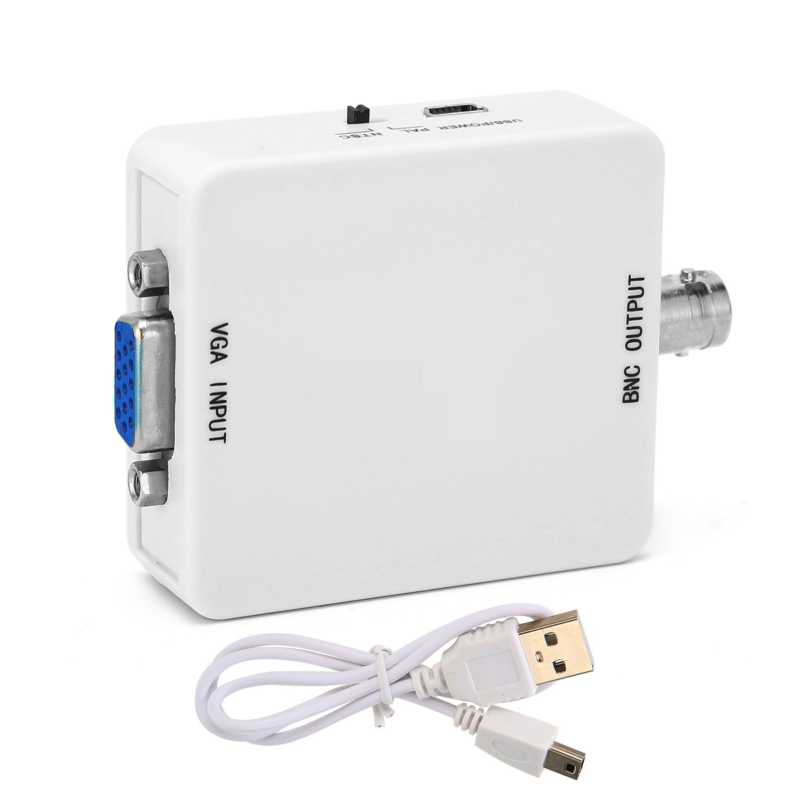 Адаптер преобразователя VGA в BNC для HD-видеоконференций, домашнего кинотеатра, телевизора, компьютера, высокой четкости 1080p
