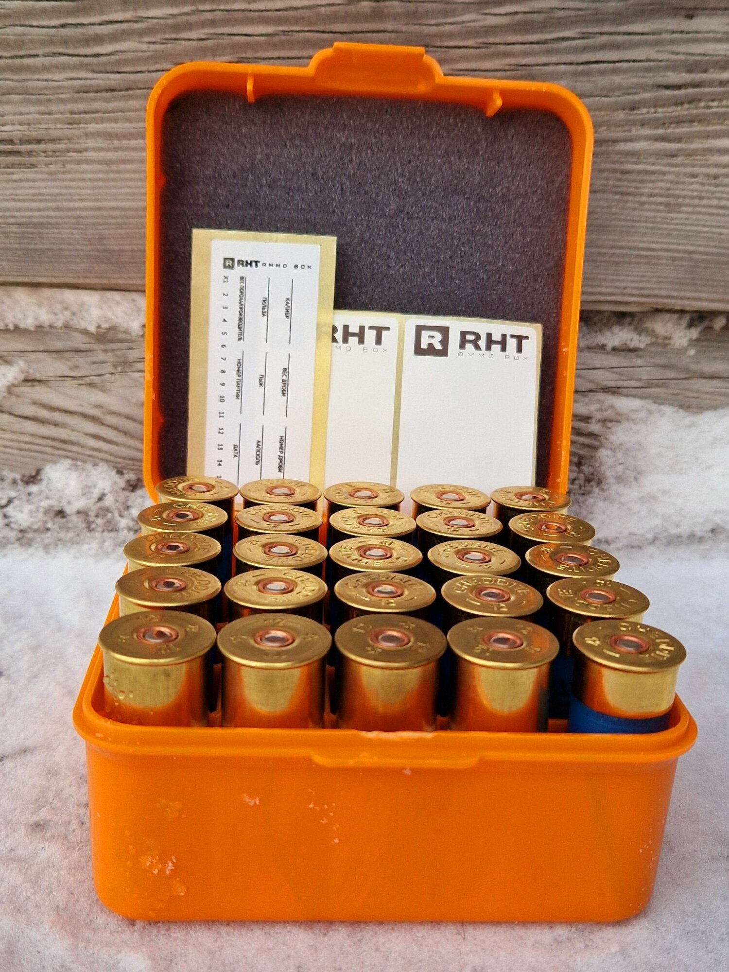 Коробка на 25 патронов 12 калибра RHT Ammo Box