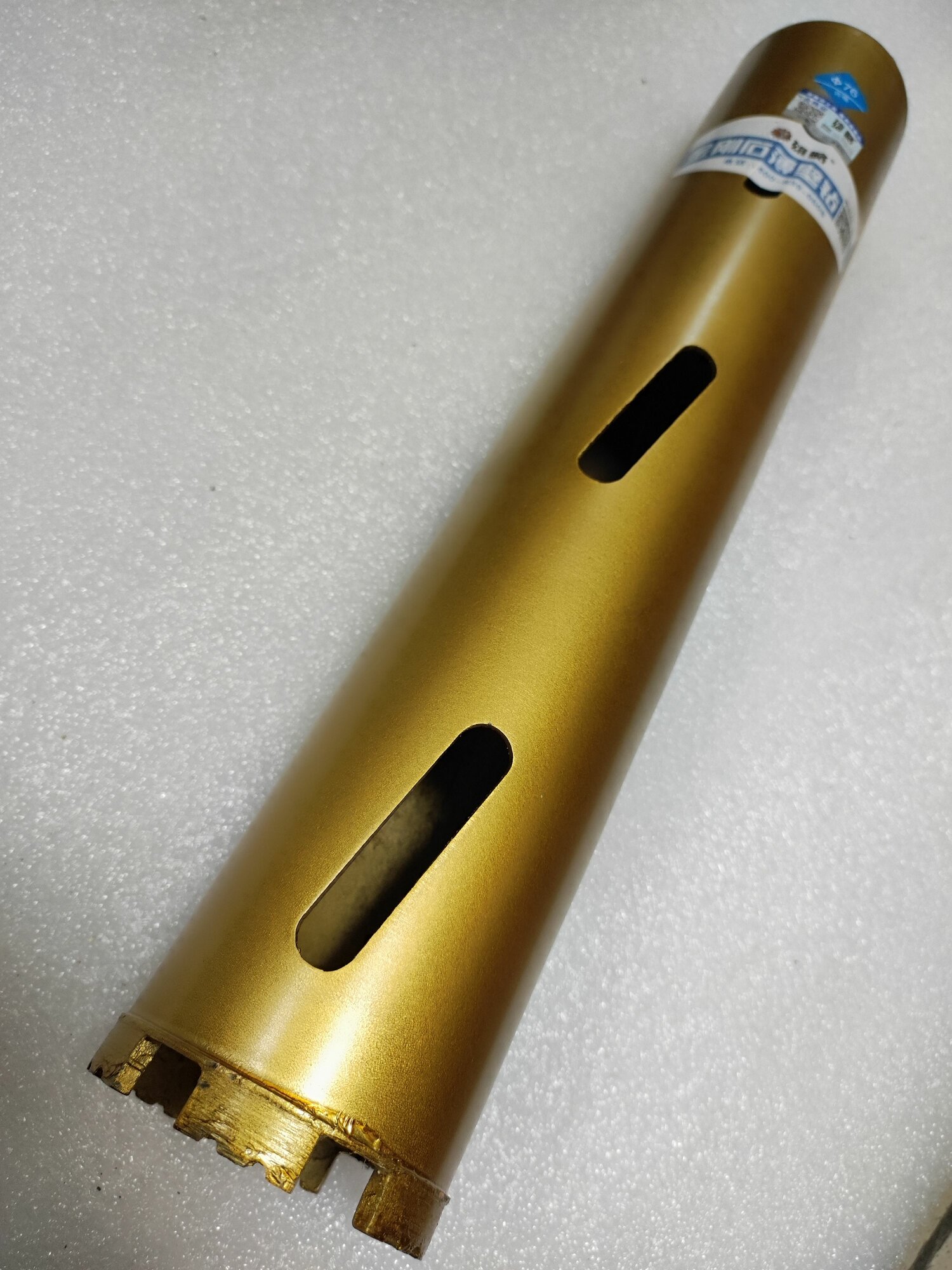 Коронка алмазная 76*450мм M22 (6 сегментов) cухой рез