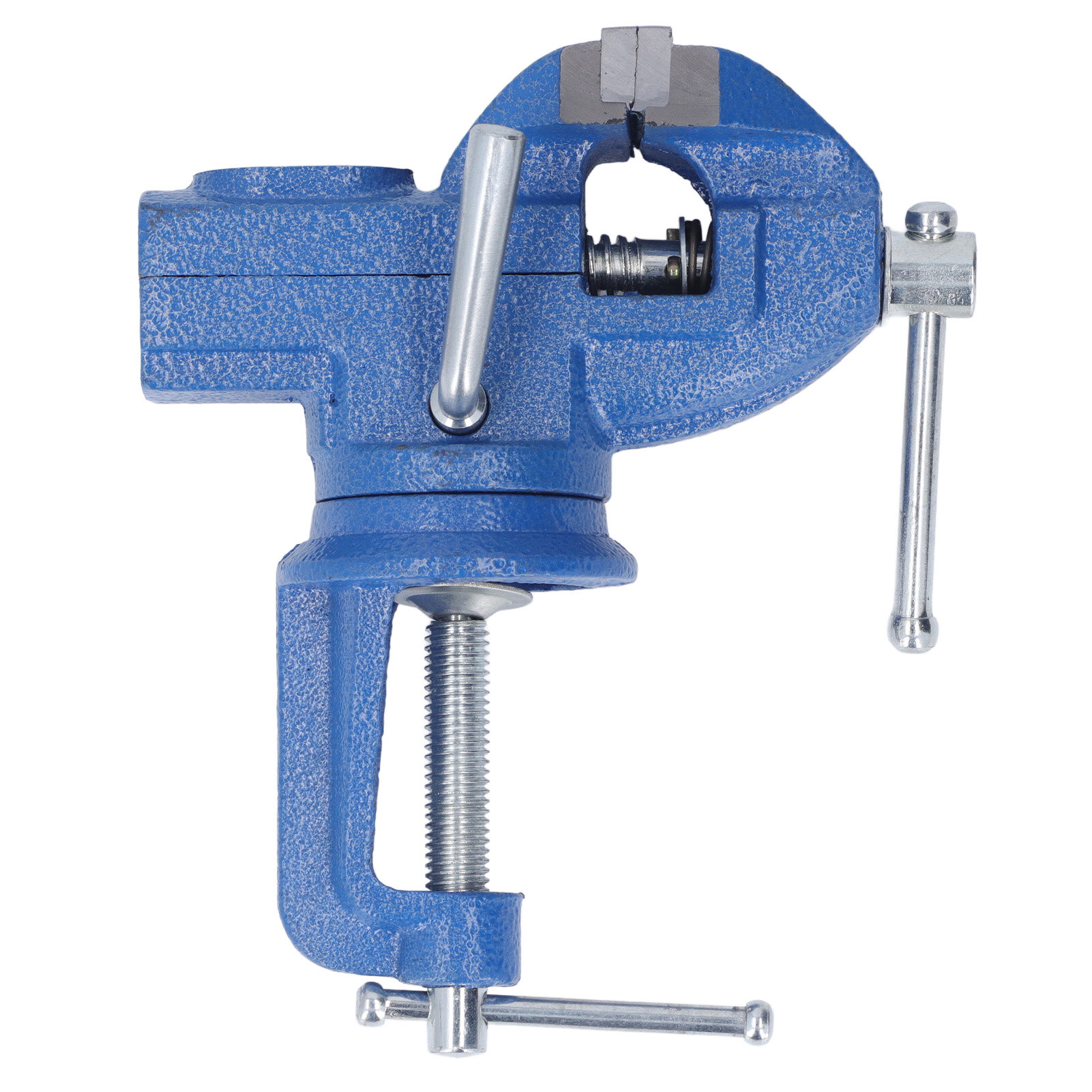 2-дюймовые настольные тиски с зажимом на верстаке, вращающееся на 360 градусов основание, регулируемые столярные тиски