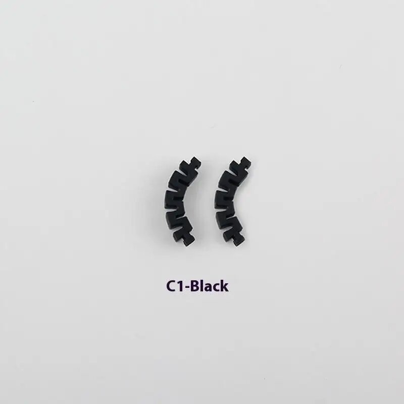 Детские силиконовые заушники для очков Черный, style01