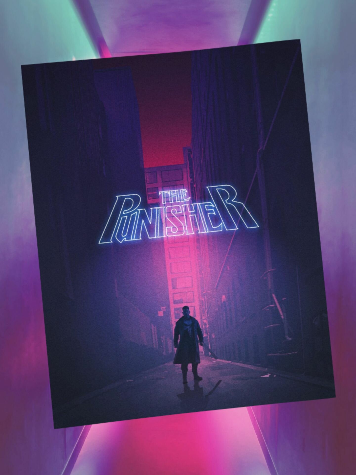 Постер "Каратель" в стиле pinterest, формат А3, 297 х 420 мм, глянцевый