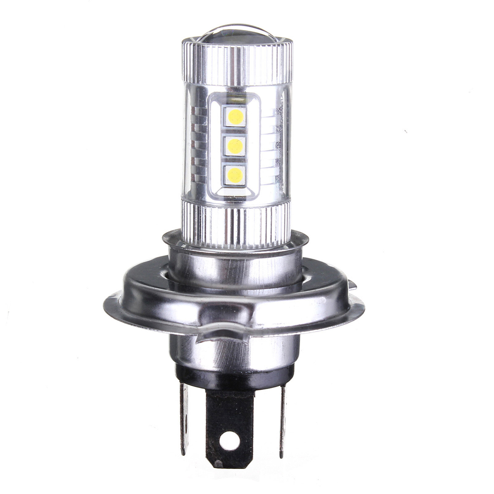H4 9003 HB2 80W 8000LM 8000K White LED Headlight Bulbs Kit Fog Light Kit High Low Beam 1pcs 2pcs Aluminum Silver IP67 DC 12V-24V