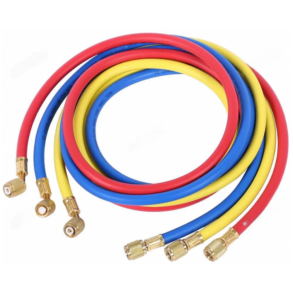 NORDBERG Шланг заправочный для фреона 1,8 м (в компл. 3 шт) NFH180