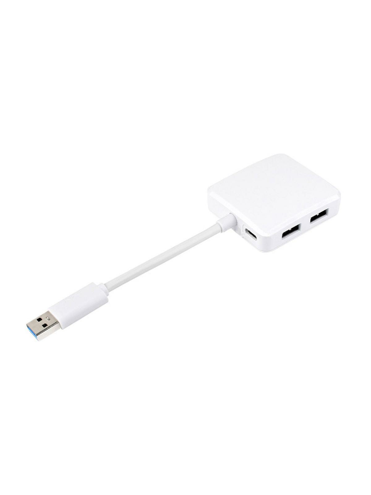 USB3.0 Hub 5Gbps Adapter Dock Expands Type C Power For RPi Board Type A Port to Four Port Enhances Connection