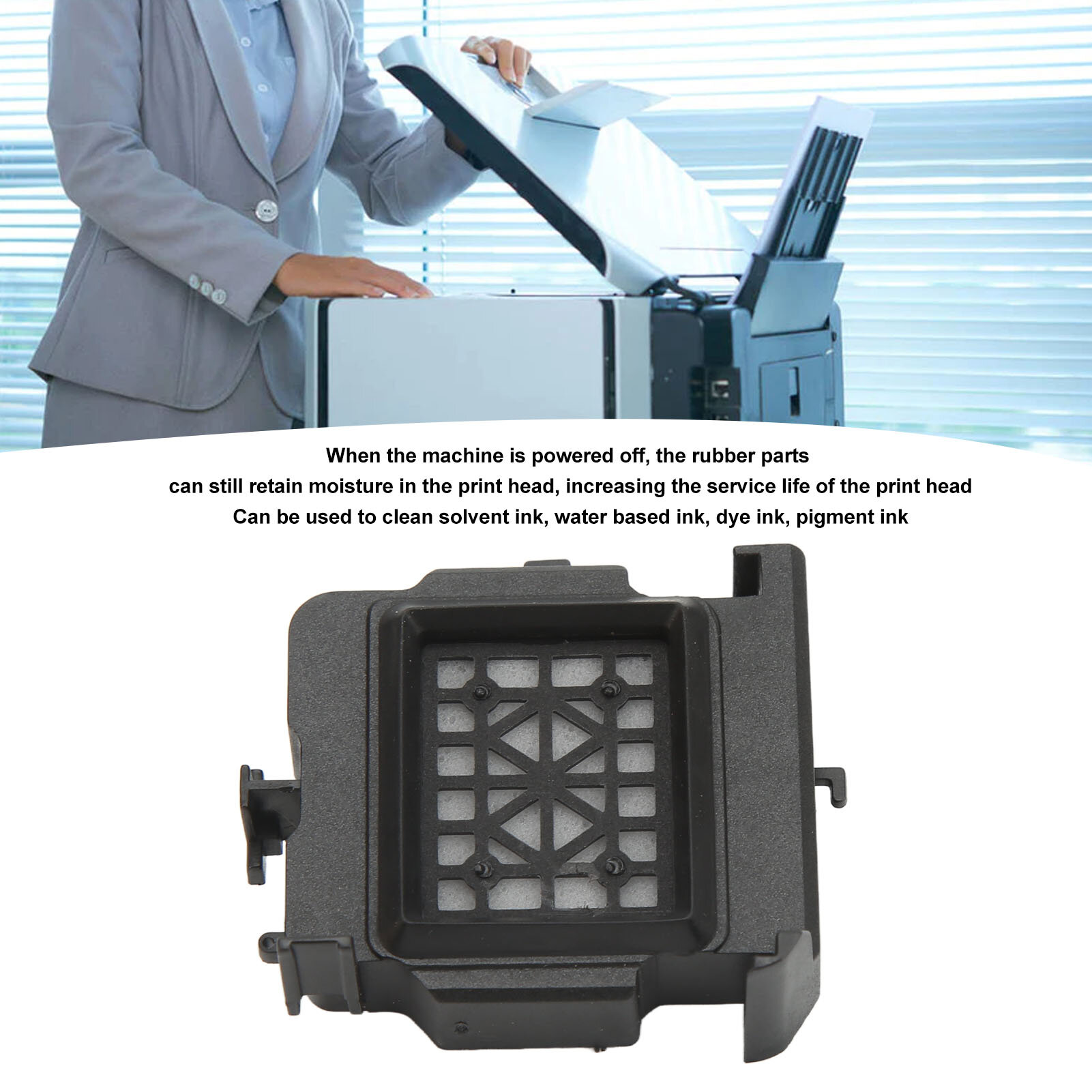 Укупорочная крышка Верхний блок Коррозионностойкая станция быстрой абсорбции чернил Замена крышки принтера для XP600