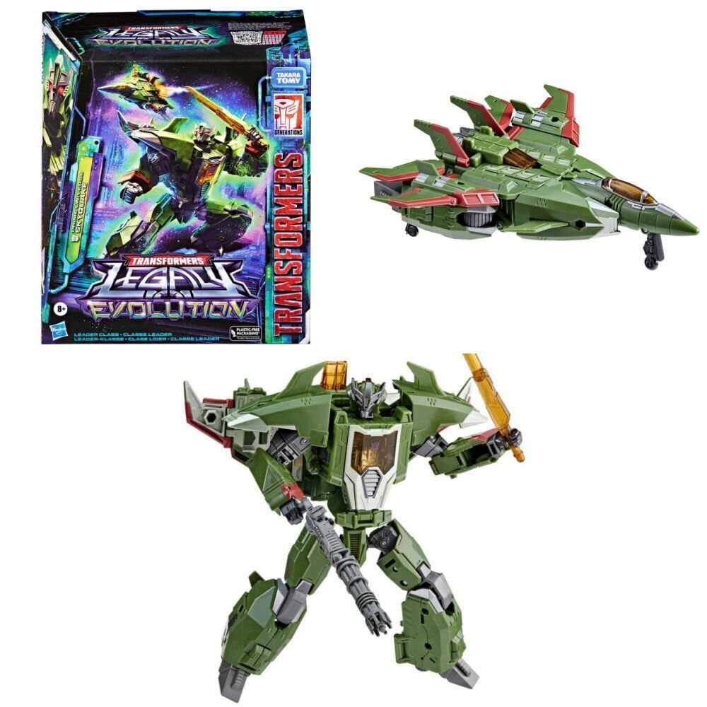 Игрушка Hasbro Трансформеры Legacy Evolution Лидер класса Prime Universe Skyquake Трансформирующая фигурка (7 дюймов) F7216