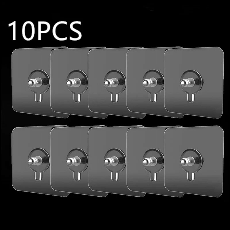 10шт Крючки на липучке с винтом, Цвет: 10pcs