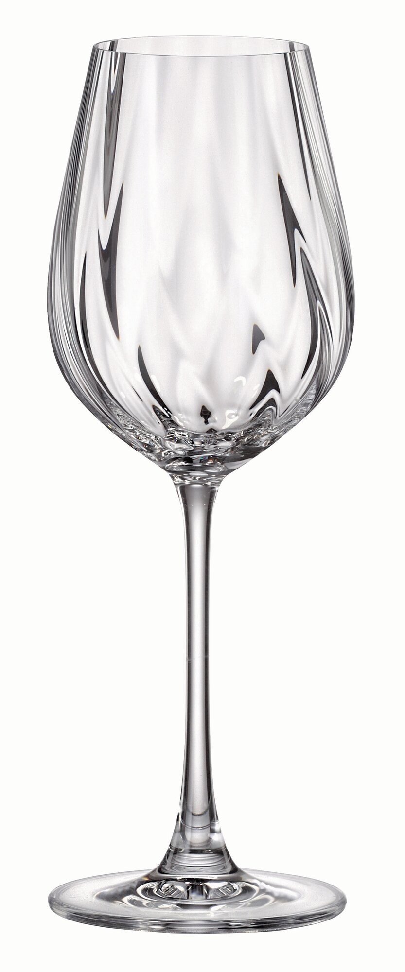 Бокал для белого вина "CORA OPTIC", 400 мл (набор 6шт), Crystal Bohemia/ БСС0540