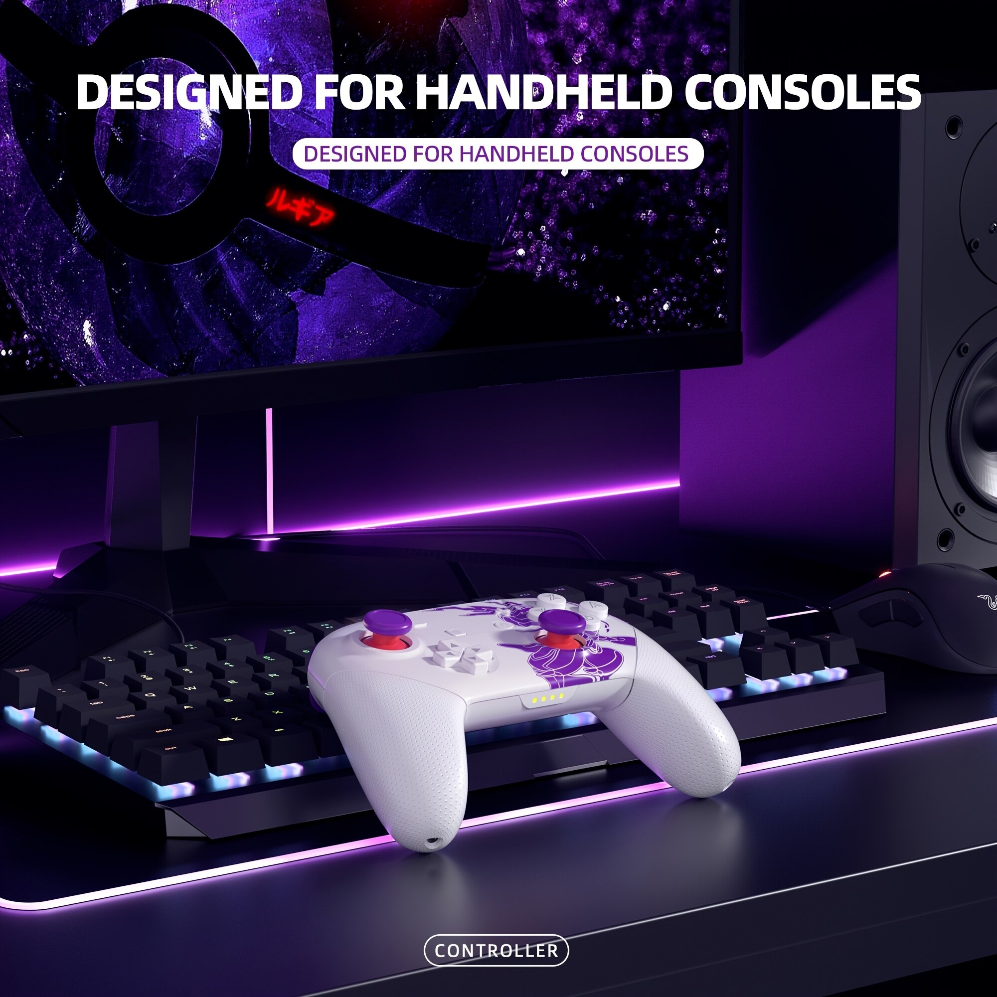 Контроллер для Switch, беспроводной Pro-контроллер для Switch/Lite/OLED, перезаряжаемый аккумулятор, двойная вибрация, управление движением, 6-осевой гироскоп, игровой контроллер – подарок на Рождество