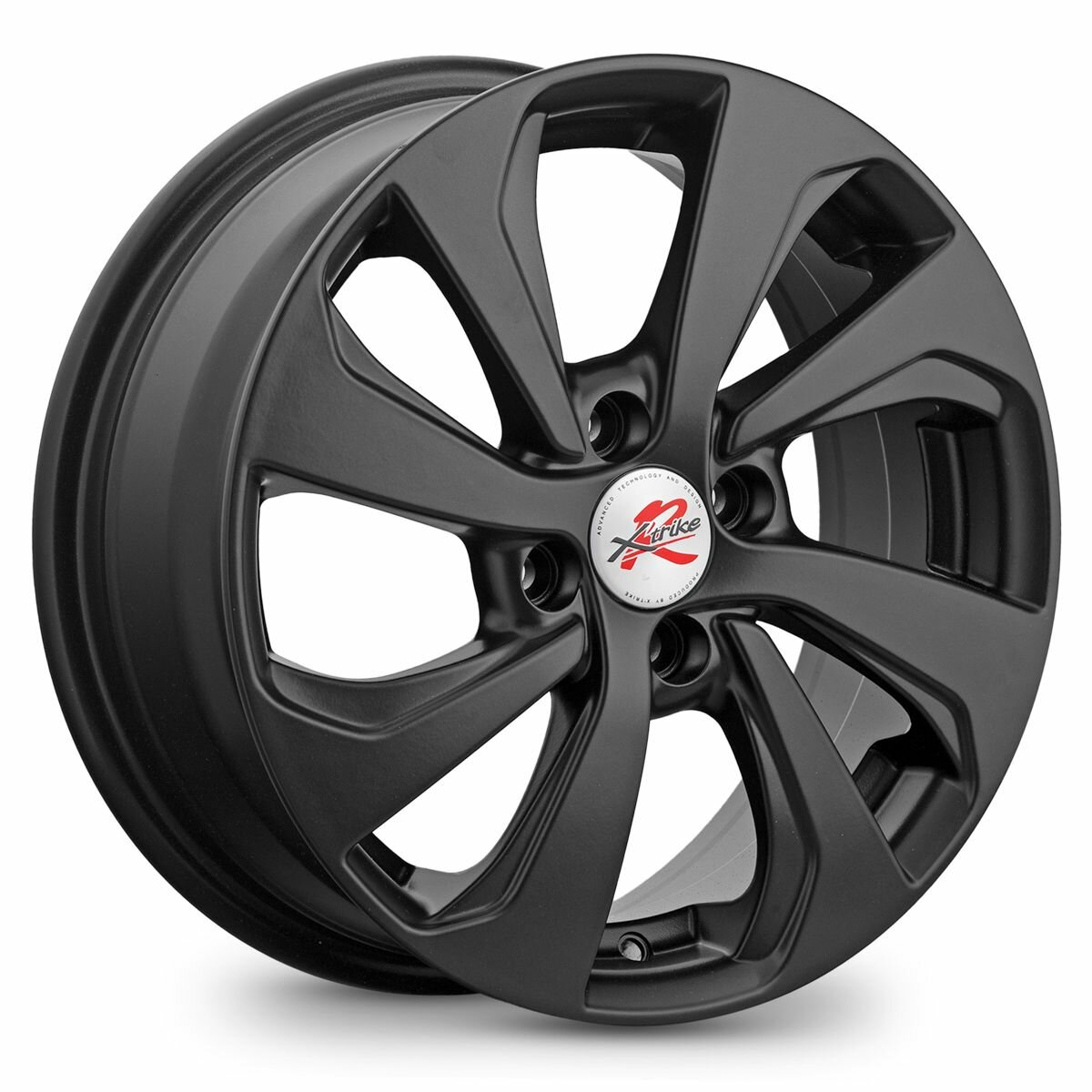 Диск литой X'trikeRST Solaris/Rio R005 6,0\R15 4*100 ET46 d54,1 BKM [40978] Fb max 520 kg