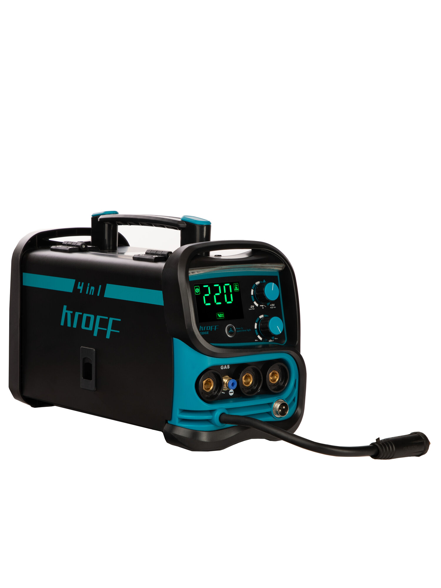 Сварочный аппарат полуавтомат Kroff 220GE MIG с газом / без газа 220 А, электроды 1.6-4 мм, проволока 0.8-1.0 мм