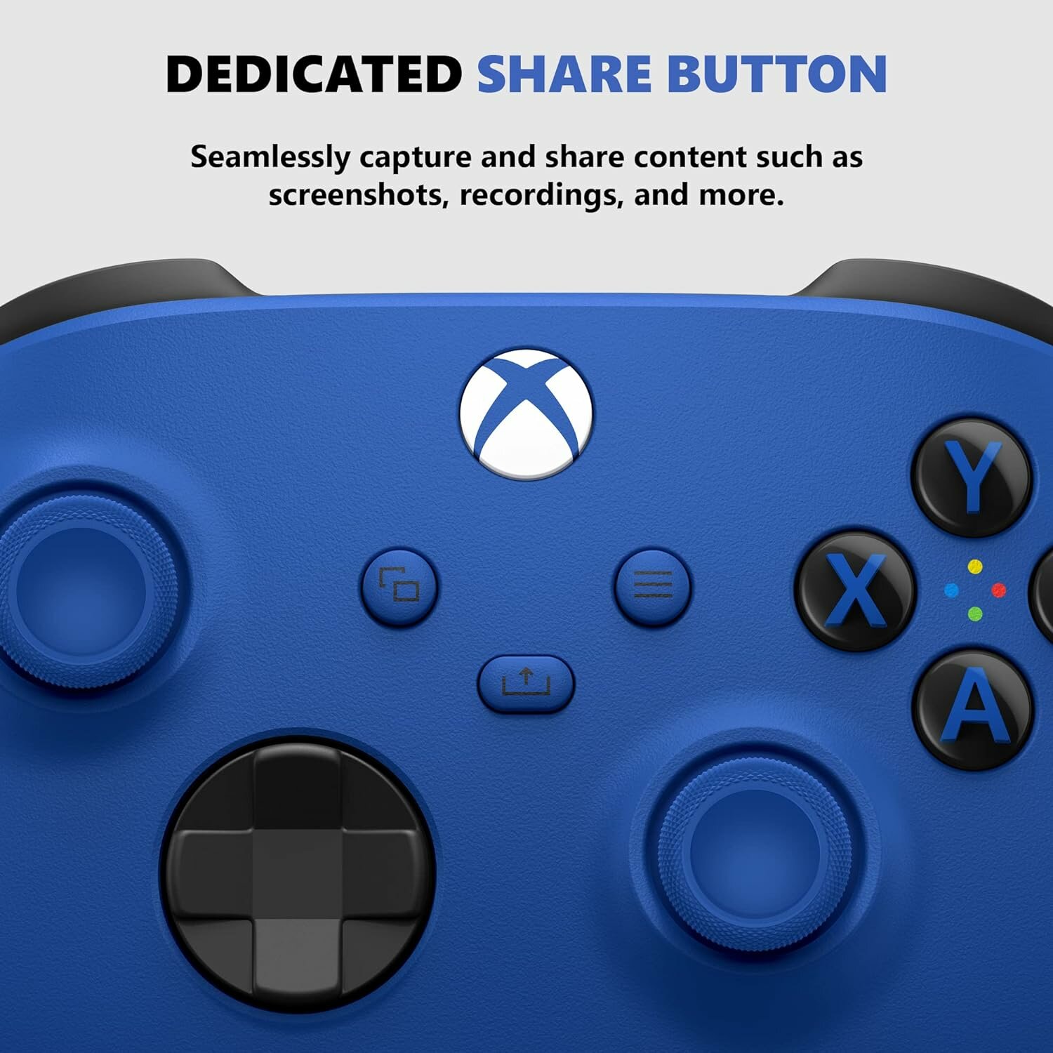 Геймпад Xbox Core Wireless Gaming Controller Shock Blue, 1 шт. — фото 1