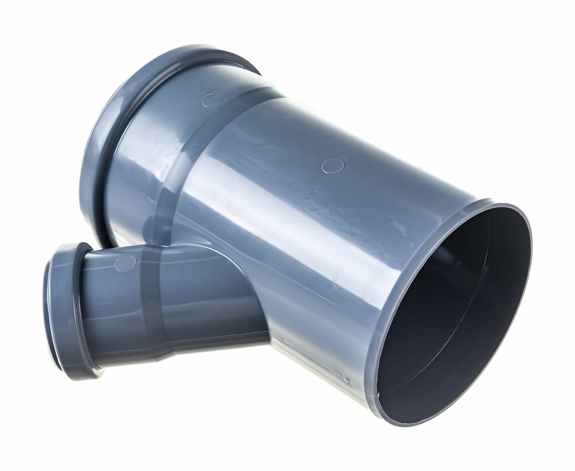 Тройник 110х50х45°, для внутренней канализации, серый, ПОЛИТЭК | 201545