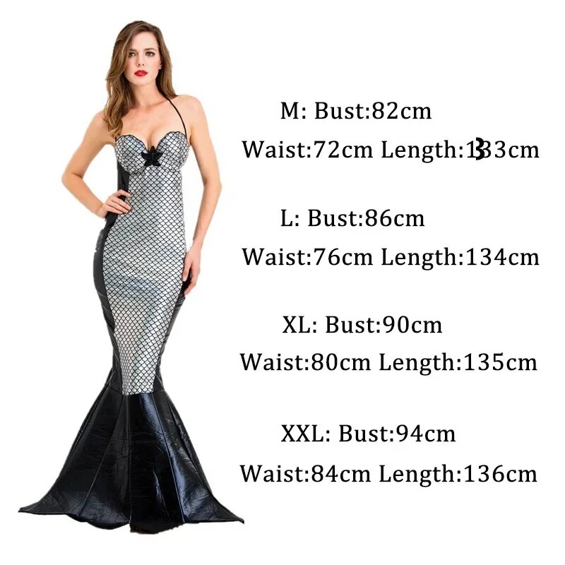 Косплей костюм Русалочка Ариэль для взрослых M, 1