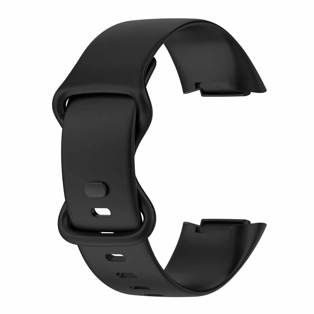 Черный силиконовый ремешок для Fitbit Charge 5/6 L size