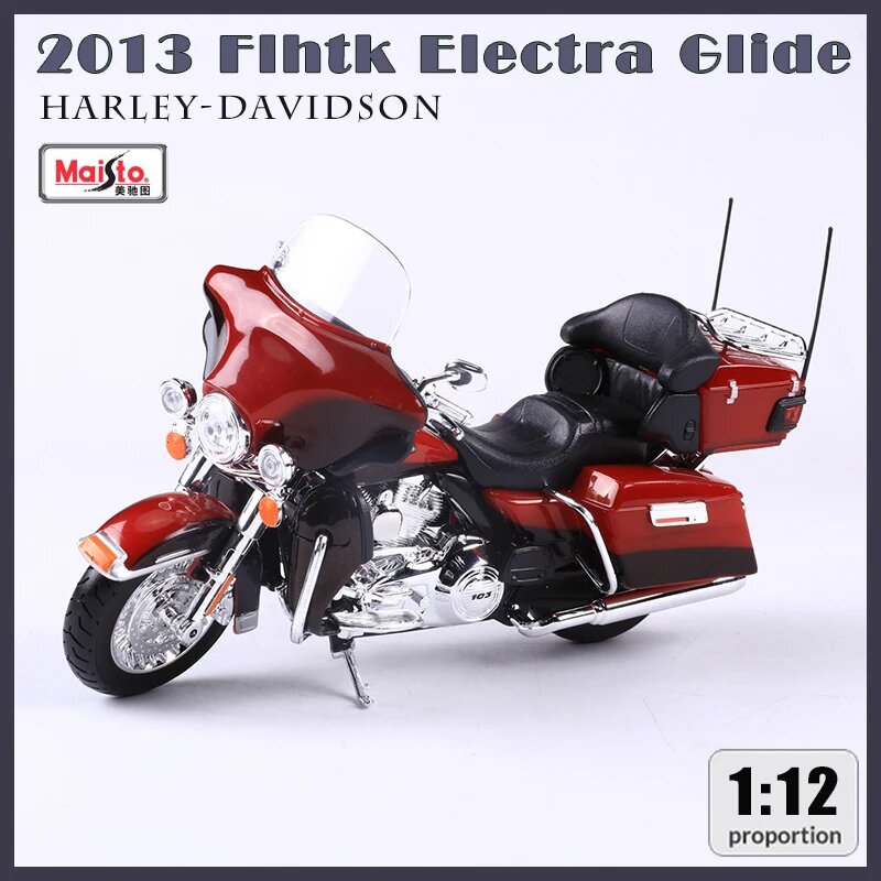 Maisto 1:12 Harley-Davidson 2013 Flhtk Electra Glide модель мотоцикл