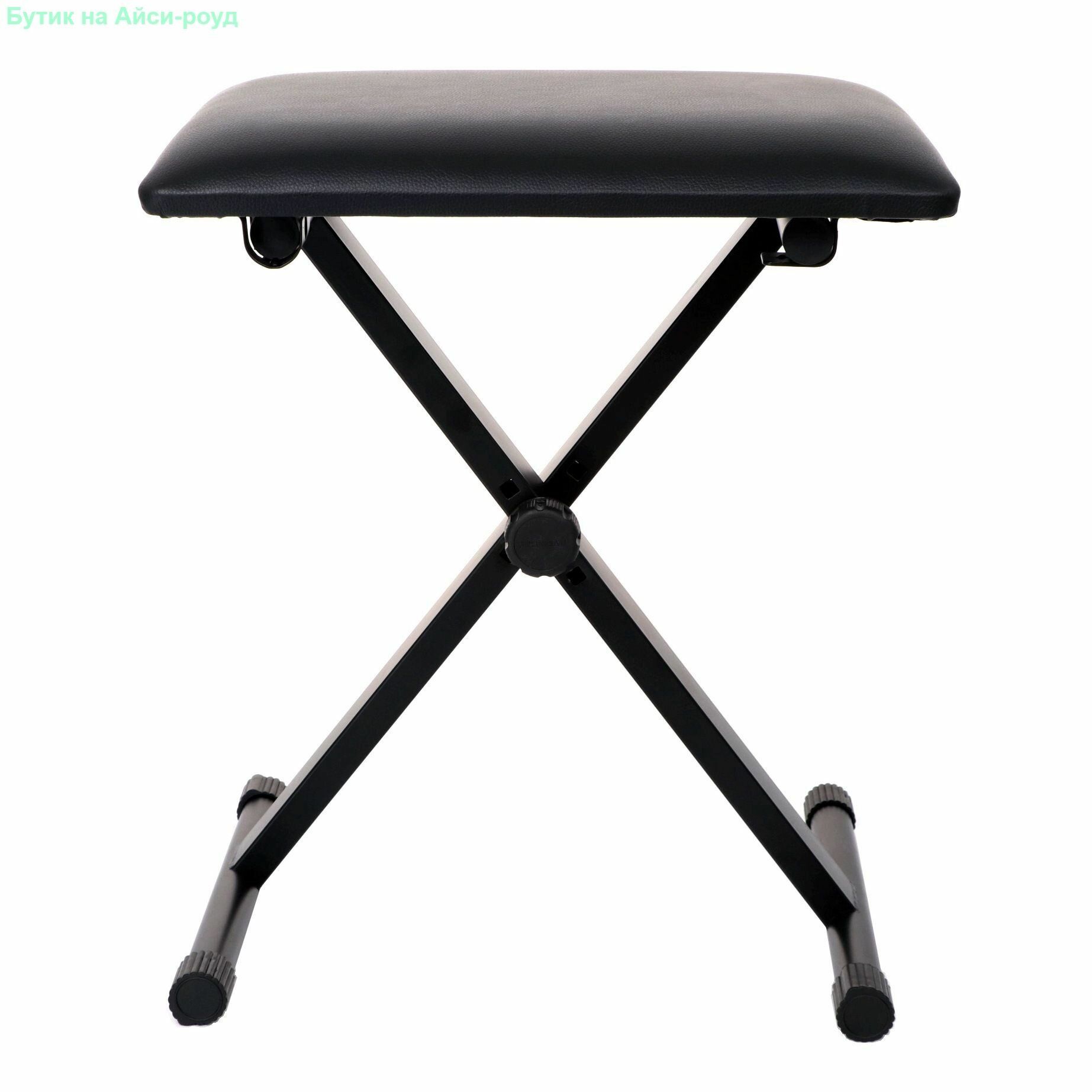 Банкетка для пианиста SMOOTH с регулировкой высоты — складной стул для фортепиано и цифрового пианино, 3 положения