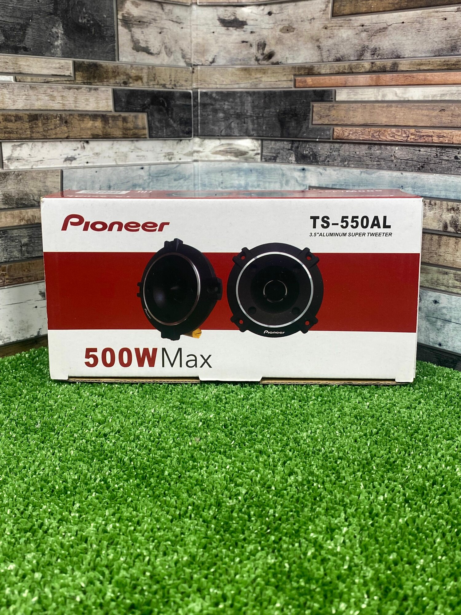 Рупора автомобильные, твитеры со встроенным фильтром "TS-550AL" / Комплект из 2 штук / Высокочастотные динамики, пищалки, 98x98 мм, 500 Вт.