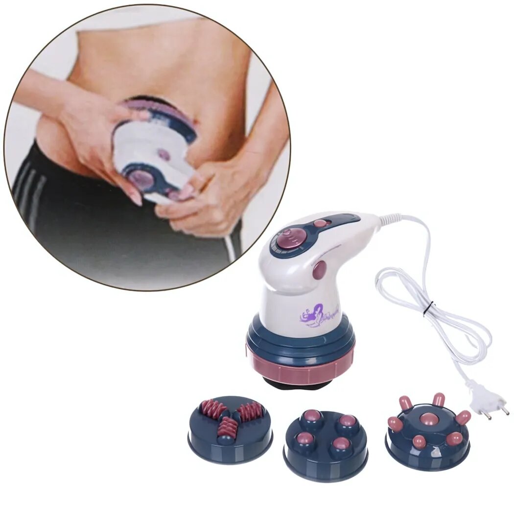 Массажер для тела «Slim Body», 5 насадок, 220В, для похудения
