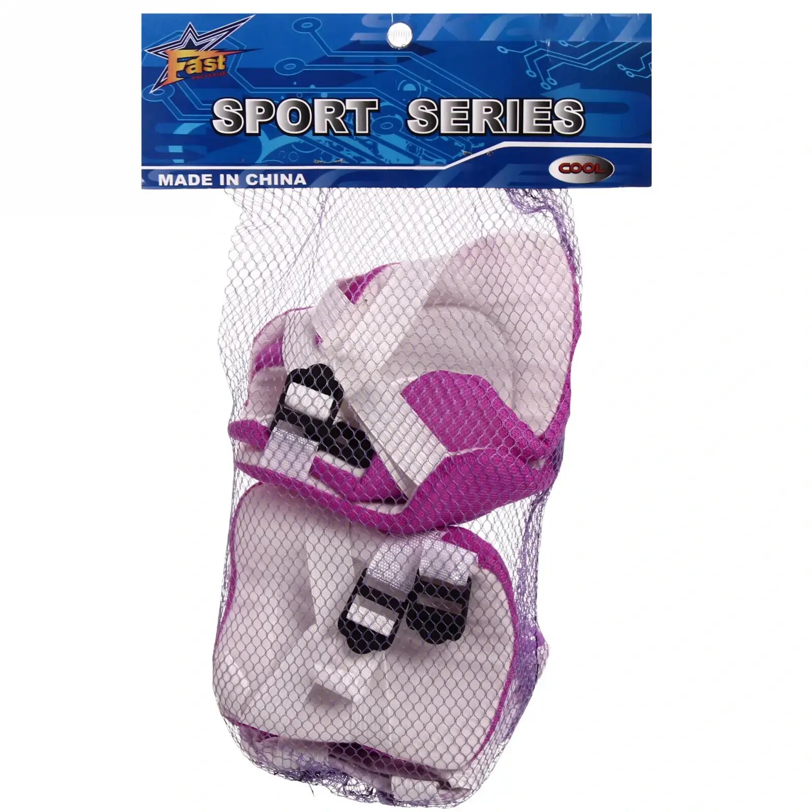 Комплект защиты детский «SPORT SERIES KL-221»: колени, локти, кисти, 4-7 лет, сиреневый