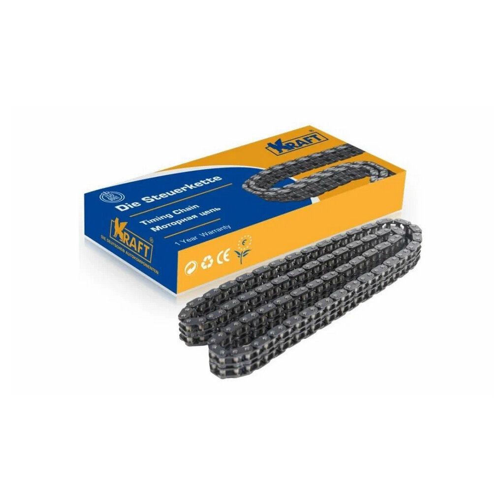 Цепь ГРМ 116 звеньев для ВАЗ 2103, 2106, 2121 Лада 4х4 Нива (KRAFT)