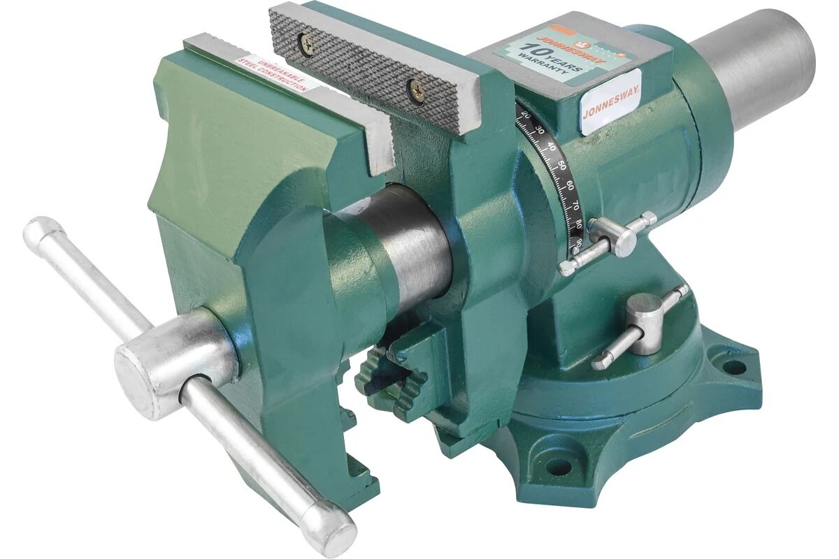 Тиски слесарные 125 мм, 5" Jonnesway C-B5, 46293, поворотные
