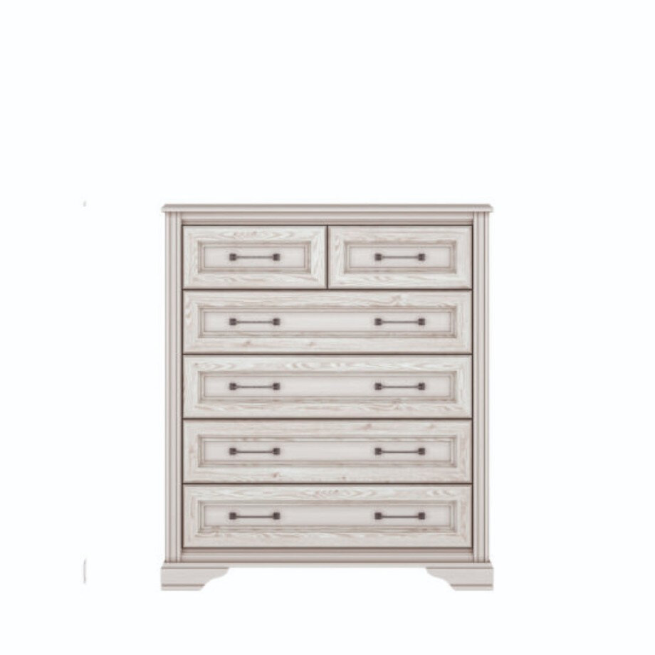 Комод БРВ-Мебель Стилиус KOM6S лиственница сибирская ш. 104 см, в. 121 см, гл. 141 см.