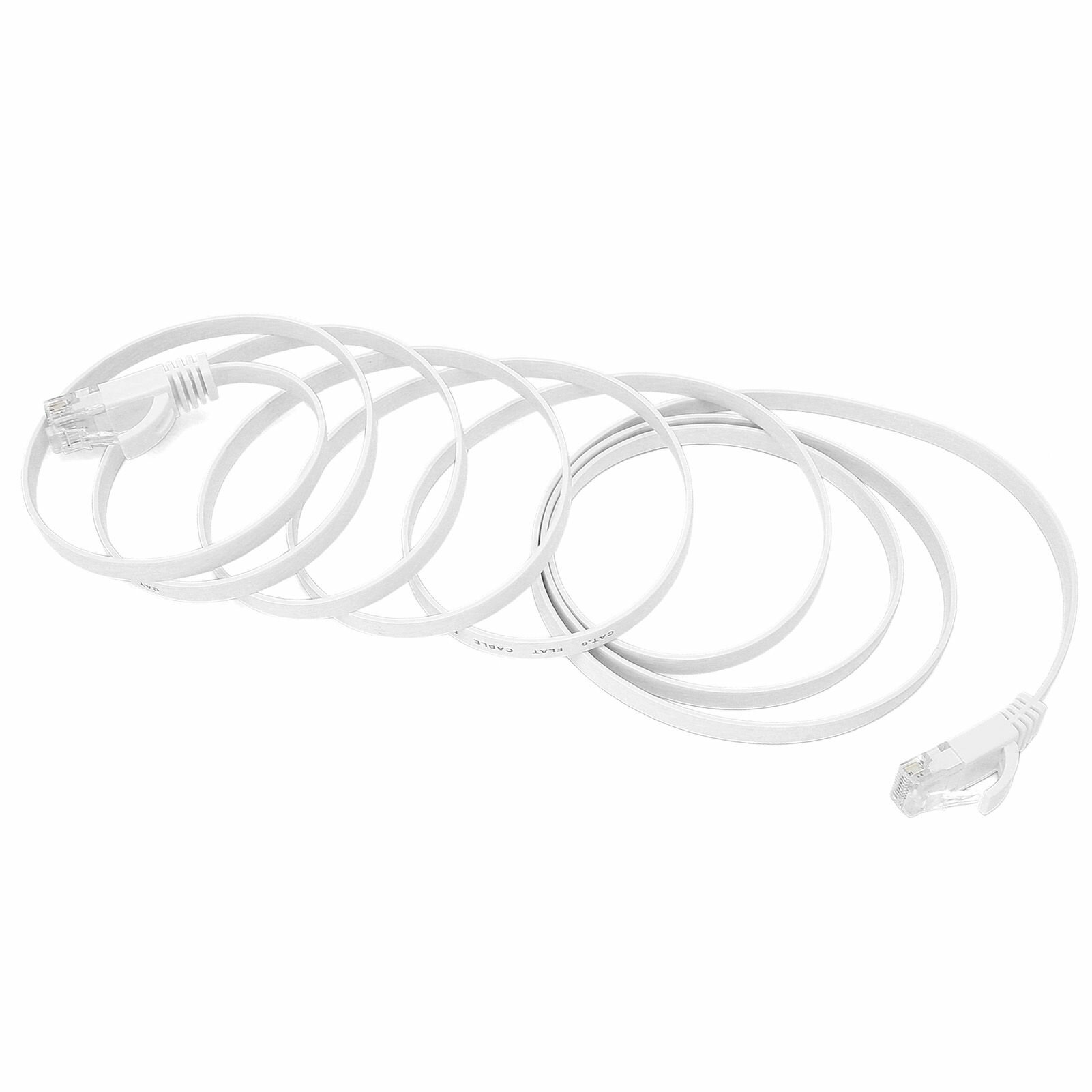 Ethernet-кабель CAT6, гигабитный 8-жильный сетевой витая пара, перемычка, плоский медный провод, 2 метра