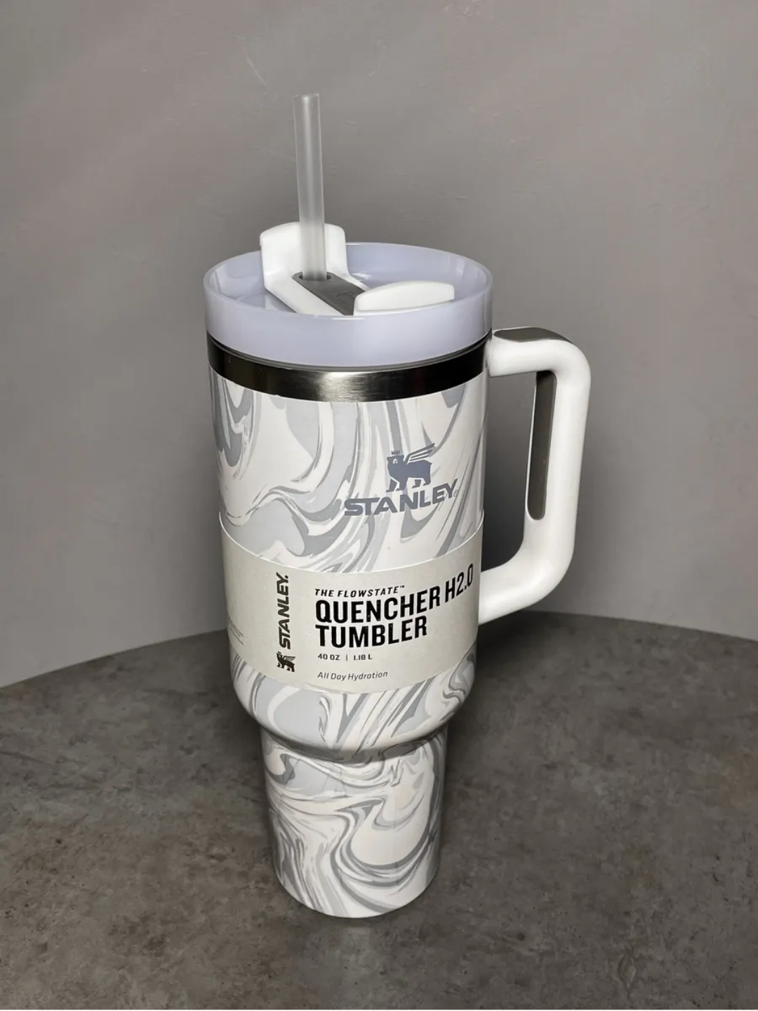 Stanley The Quencher H2.0 Flowstate Термокружка, Термос 0.88 л Cream ...