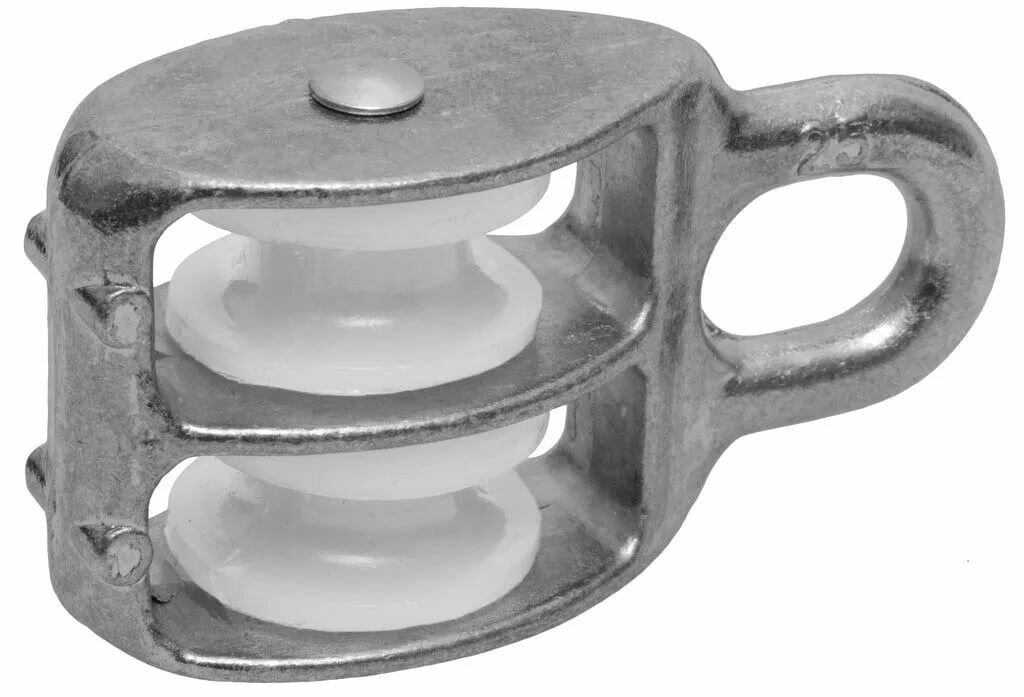 Блок двойной 12мм (1шт) 254,9кг шкив d 50мм