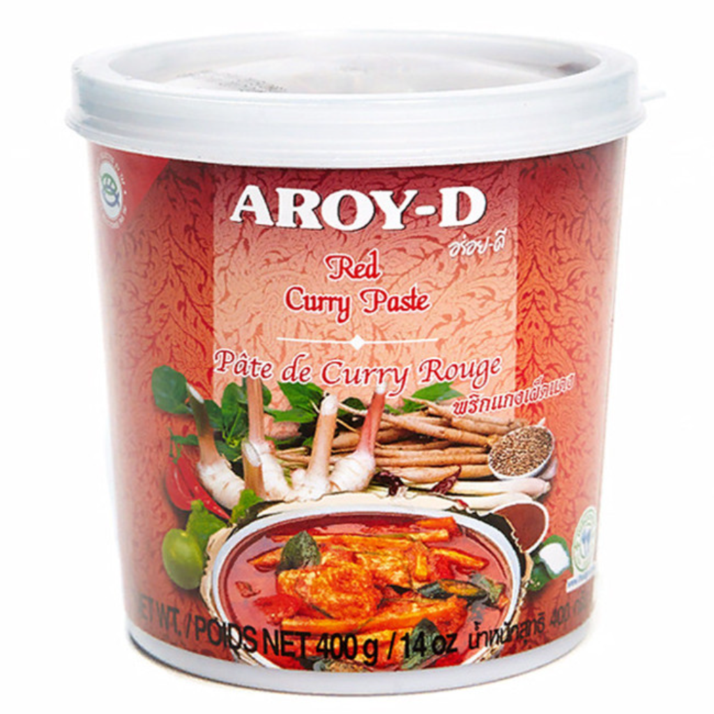 Паста Aroy-D карри красная с остро-пряным вкусом 400 г, Таиланд