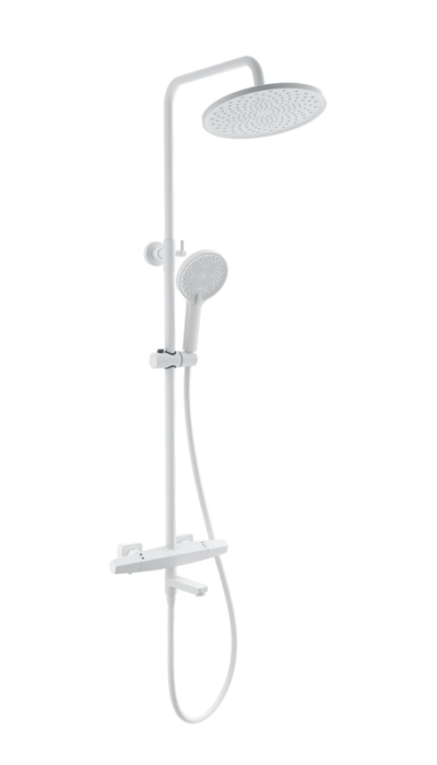 Душевая стойка Wonzon & Woghand NEO WW-B3046-A1-MW, матовая белая