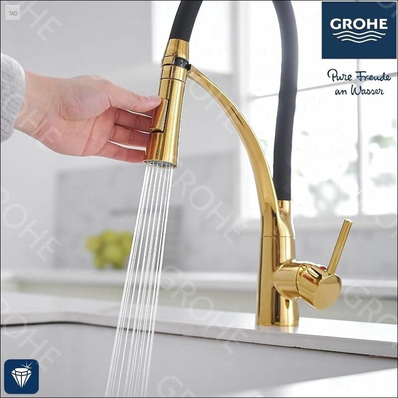 -Смеситель для кухни с гибким поворотным изливом