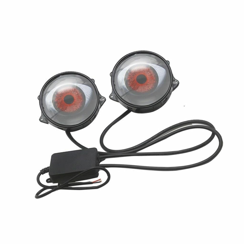 (Один) Свет Дьявольского глаза светодиодная динамическая автомобильная линзовая фара, одна на двоих