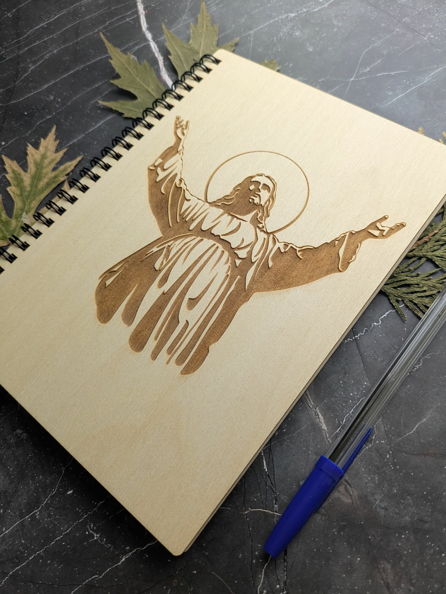 Скетчбук блокнот Иисус Христос, А5, 70 листов