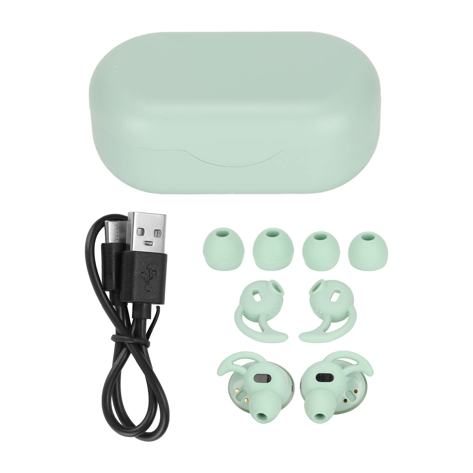 Беспроводные наушники HiFi Bluetooth 5.1, со съемными заушниками и микрофоном с шумоподавлением