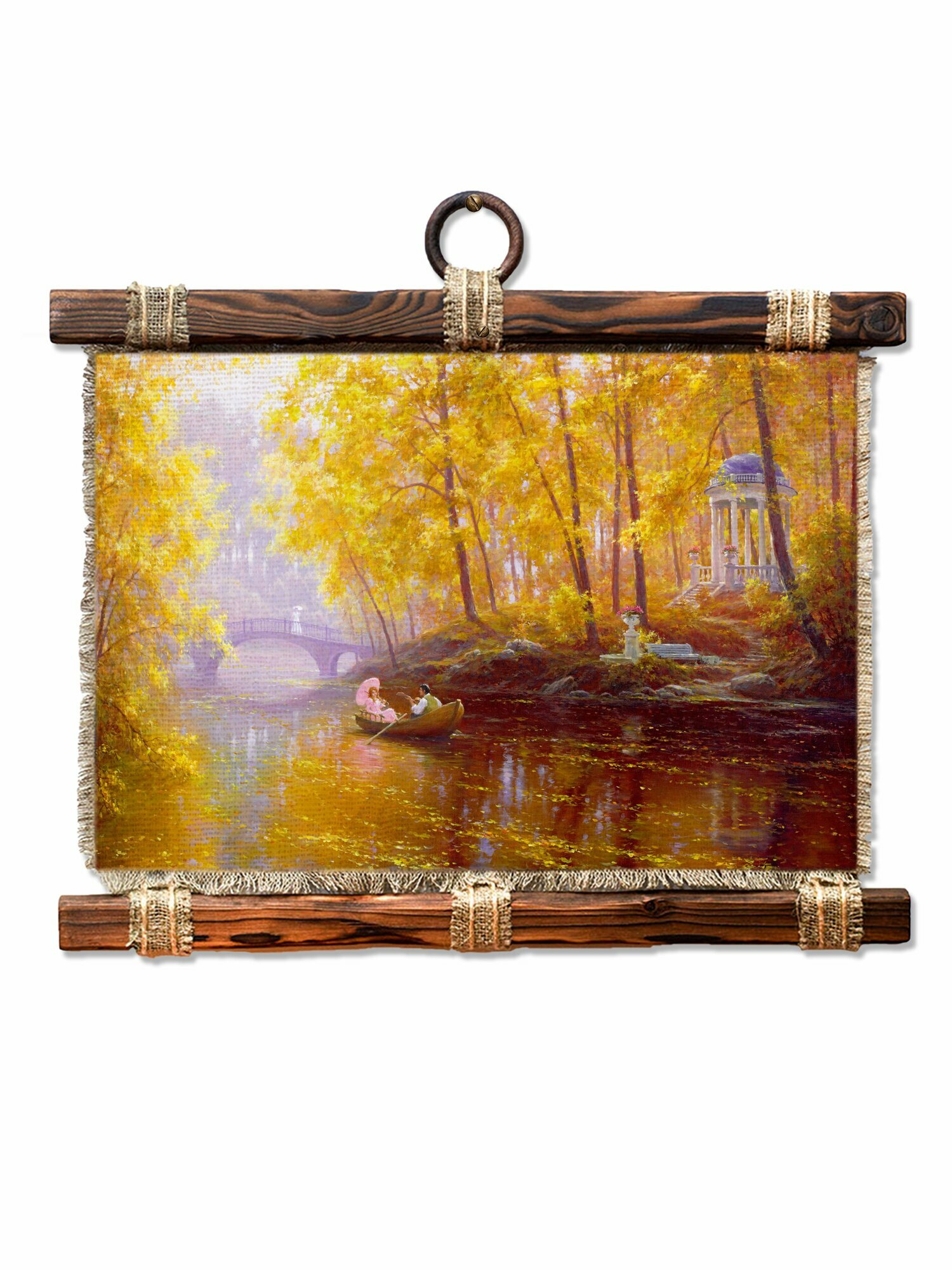 Панно ручной работы Универсальный свиток Осень горизонтальное В. Ковалев