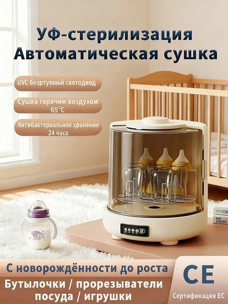 ZHONE Стерилизатор-подогреватель Для Детских Бутылочек, Пустышек И Детской Посуды