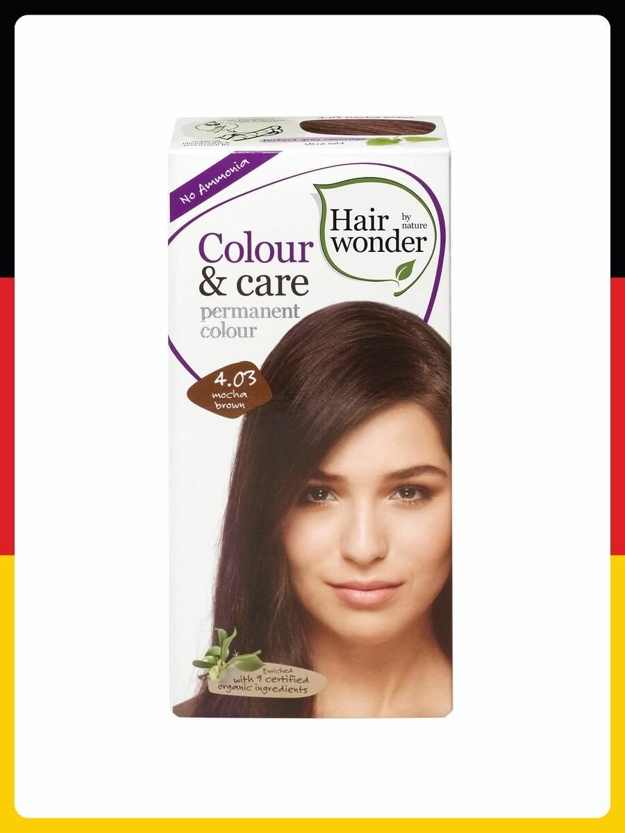 Краска для волос Hairwonder Color & Care 4.03 мокко-коричневый 100 мл