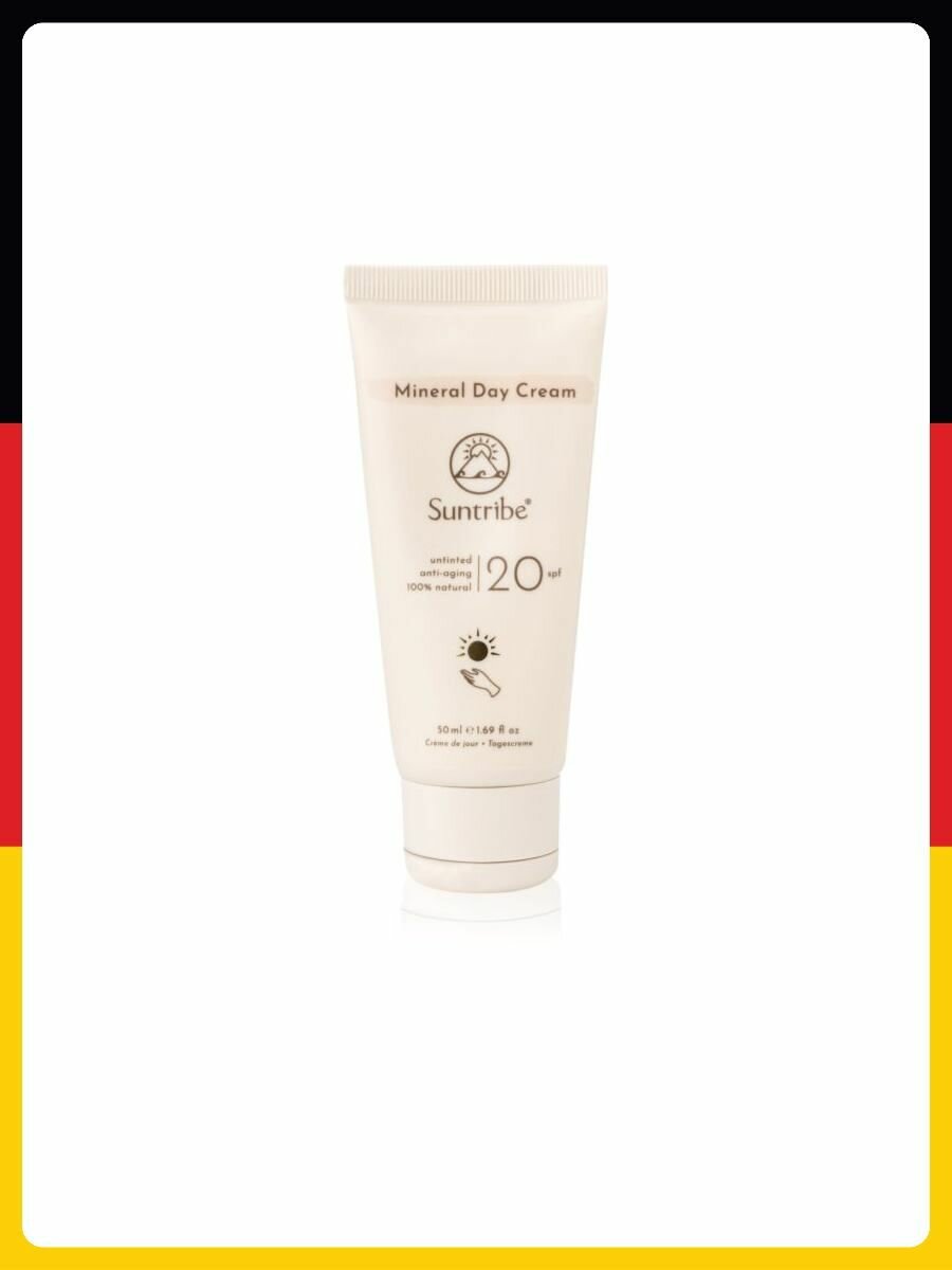 Средство солнцезащитное Suntribe Mineral Day Cream mineral sunscreen SPF 20, 50 мл