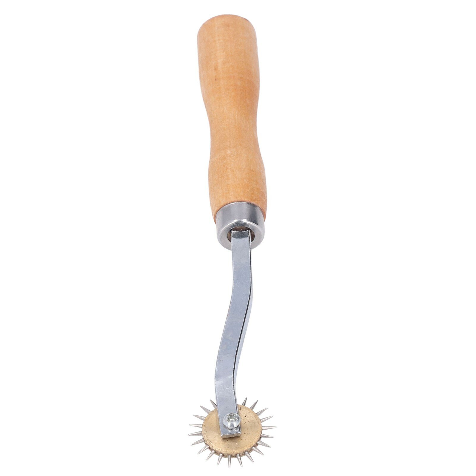 Tracing Wheel Wooden Handle Stainless Steel Incisive Needle Teeth Stamped Metal Pins Pounce for Leathercraft