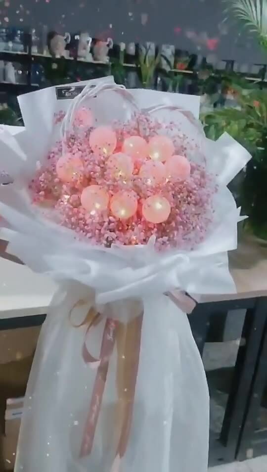 Линейные светодиодные светы с хлопковыми шариками Fairy Lights для оформления дома и праздничной атмосферы