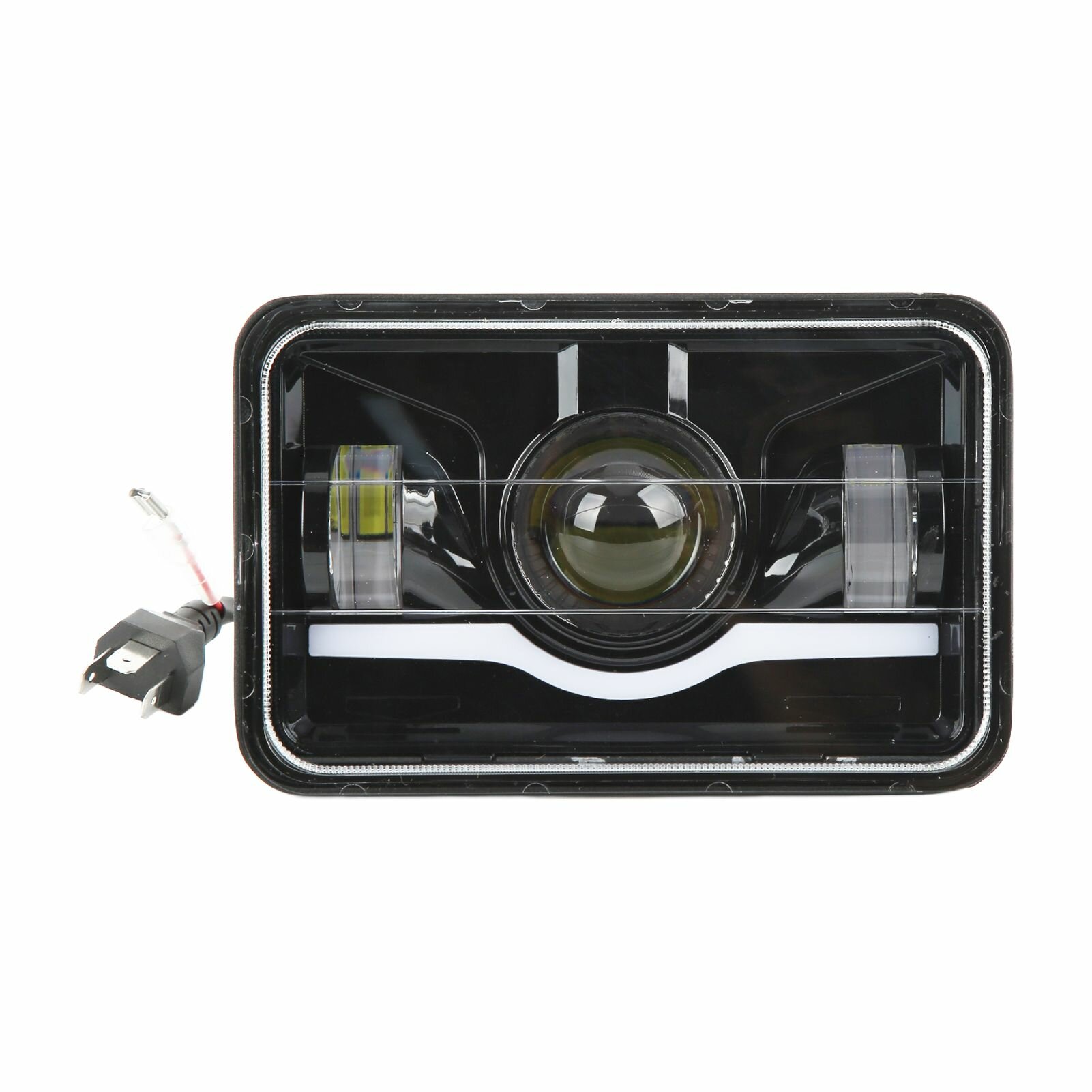 Передняя квадратная светодиодная фара грузовика с заменой дальнего ближнего света DRL для Jeep Cherokee Limited Sport Utility 2015