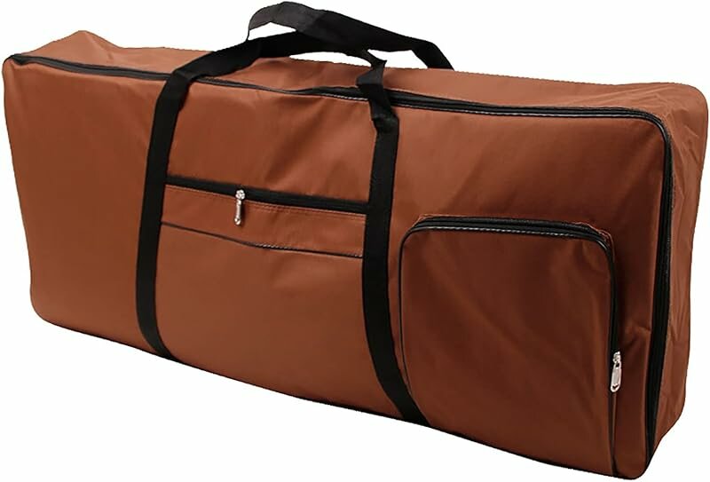 Vilihkc 61 клавиша, портативная прочная клавиатура-пианино, водонепроницаемая, из 600D оксфордской ткани с 10-мм хлопковым чехлом, сумка для концертов 40"x16"x6"