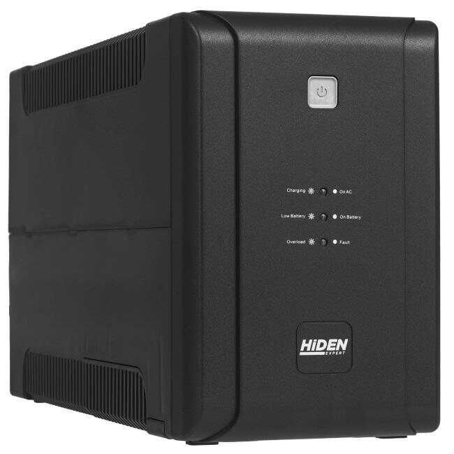 ИБП Hiden ИБП EXPERT 4xSchuko+2хIEC C13 LED, USB ULS1000E 1000ВА/600Вт